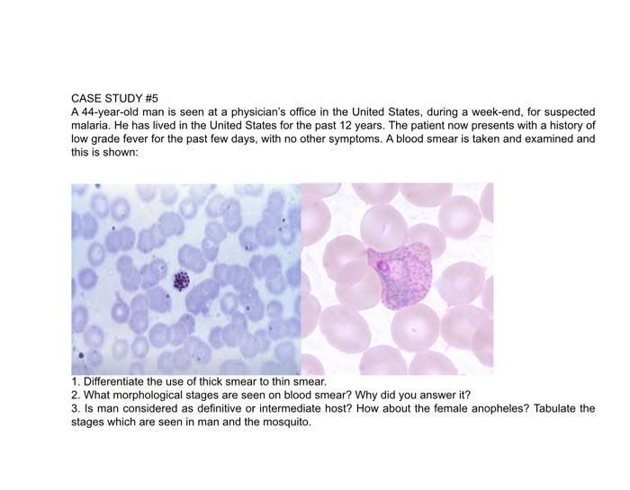 CASE STUDY #1 A 34-year-old male presents to the | Chegg.com