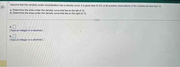 Solved Assume that the variable under consideration has a | Chegg.com