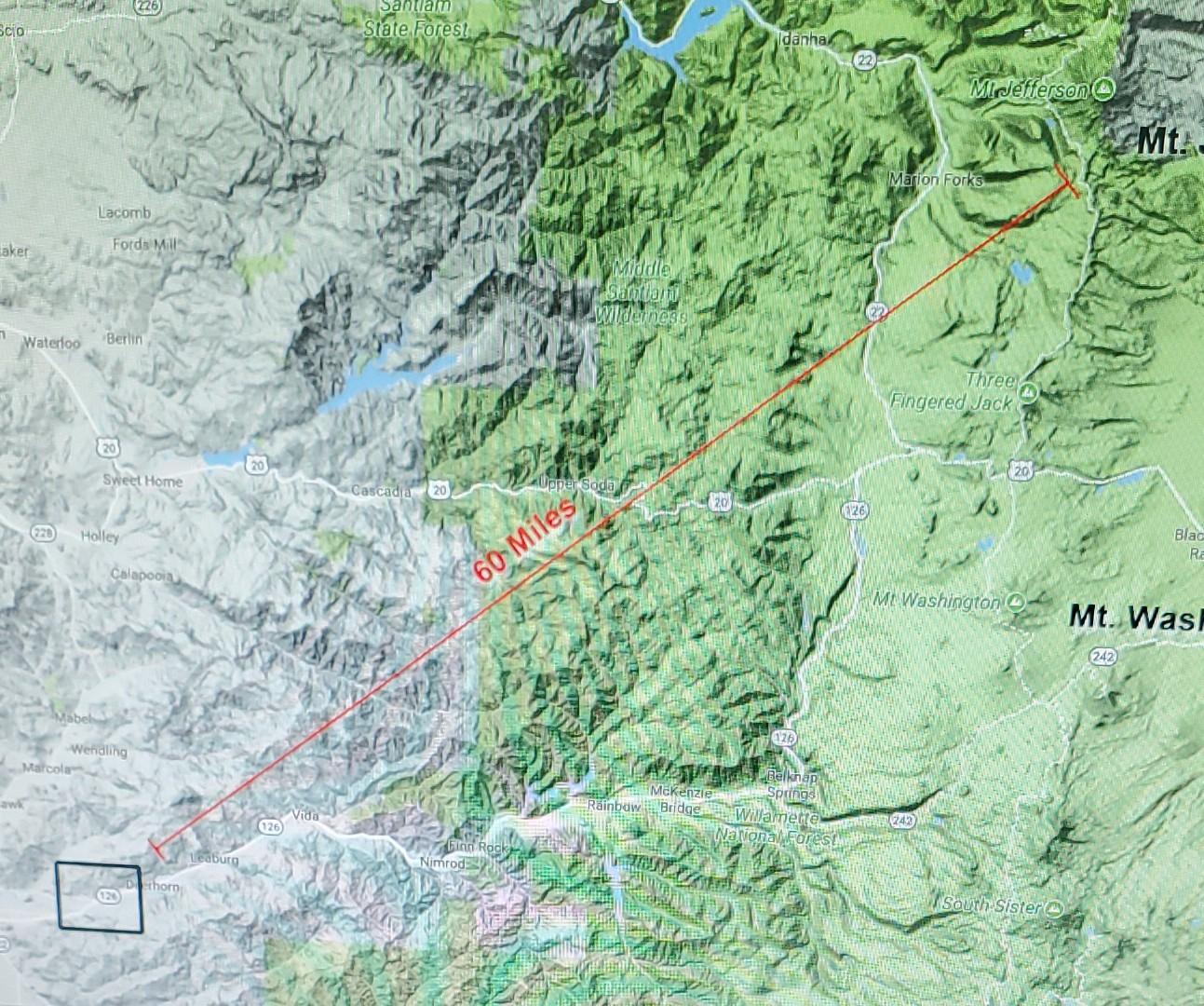Solved Identify any landscape features present on the | Chegg.com