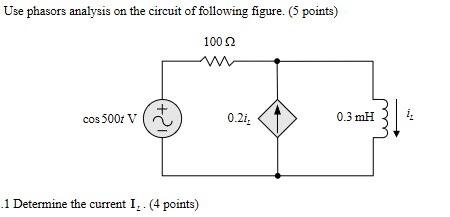 Solved Use phasors analysis on the circuit of following | Chegg.com