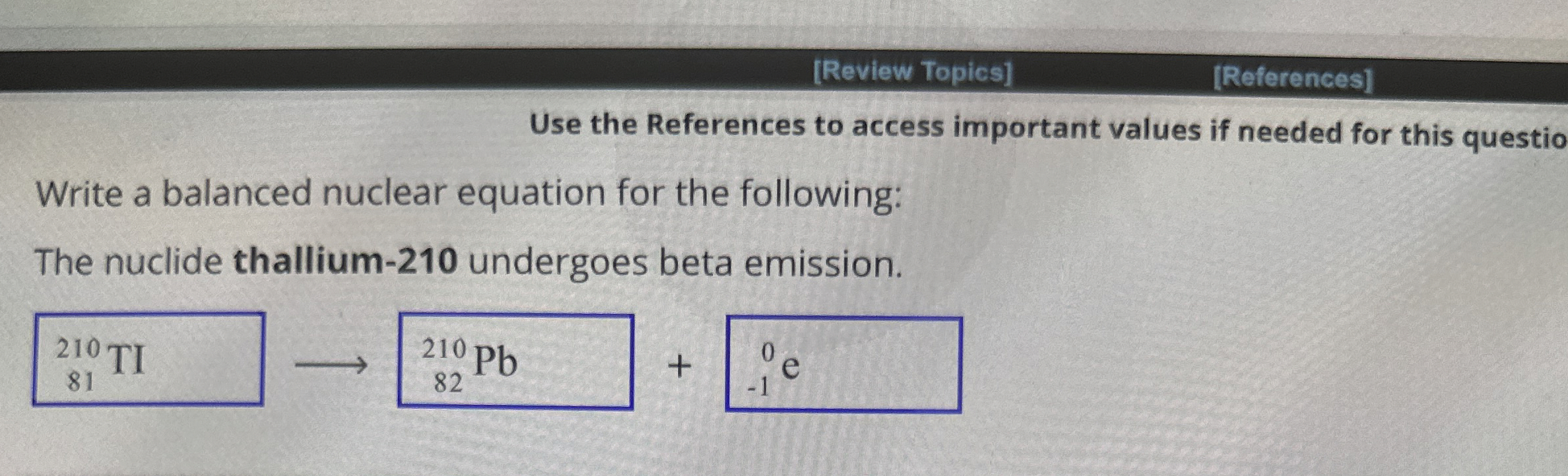 Solved [Review Topics][References]Use the References to | Chegg.com