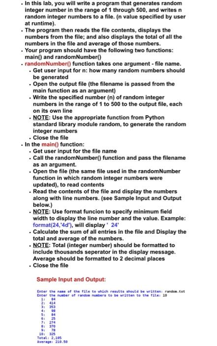 Solved integer number in the range of 1 through 500 , and | Chegg.com