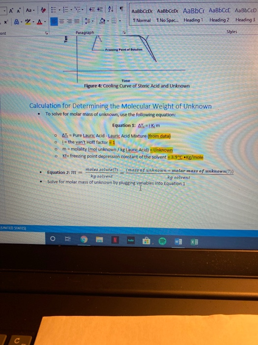 Solved What is the correct delta Tf and how do I calculate | Chegg.com