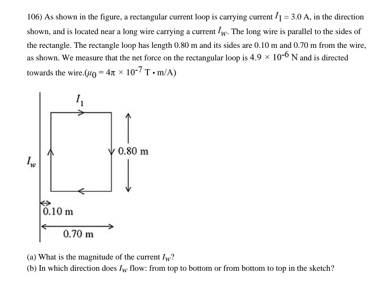 Solved As shown in the figure, a rectangular current loop is | Chegg.com