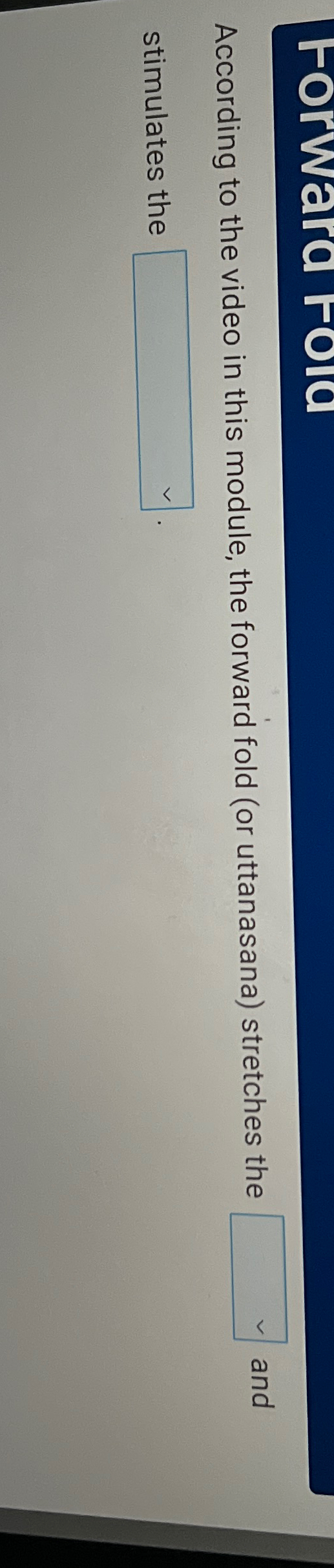 Solved According to the video in this module, the forward | Chegg.com