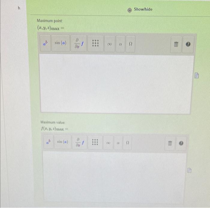 Solved Find the minimum and maximum points of | Chegg.com
