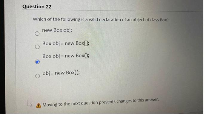Solved Which of the following is a valid declaration of an | Chegg.com
