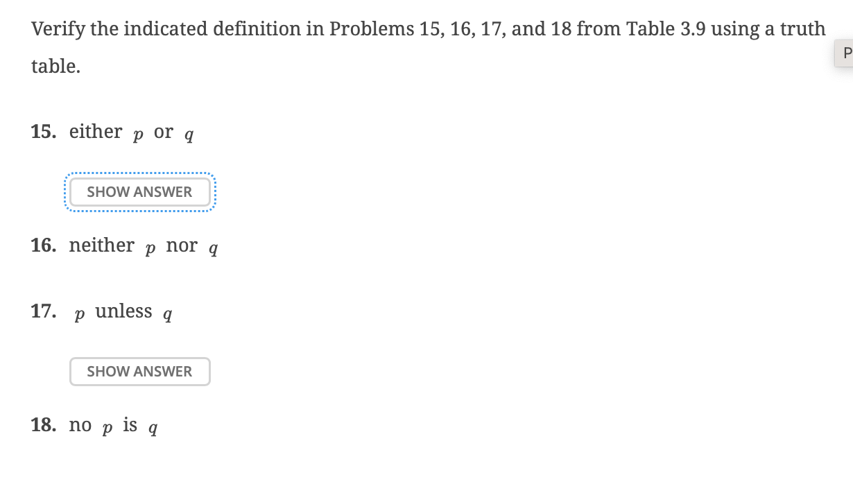 Verify the indicated definition in Problems 16, ﻿and | Chegg.com