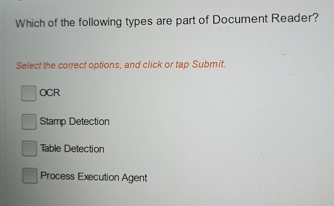 Solved Which of the following types are part of Document | Chegg.com