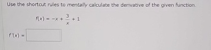Solved Use the shortcut rules to mentally calculate the | Chegg.com