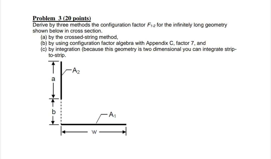 Solved Problem 3 (20 points) Derive by three methods the | Chegg.com