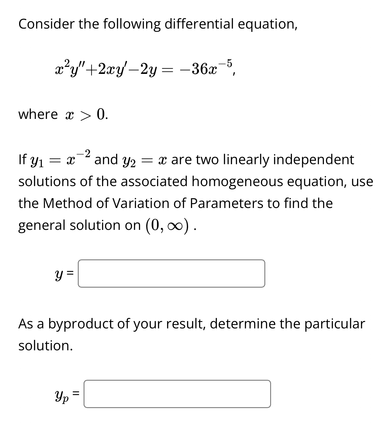 Solved Consider the following differential | Chegg.com