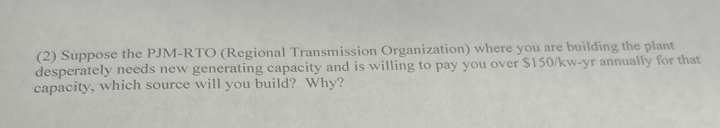 Solved (2) ﻿Suppose the PJM-RTO (Regional Transmission | Chegg.com