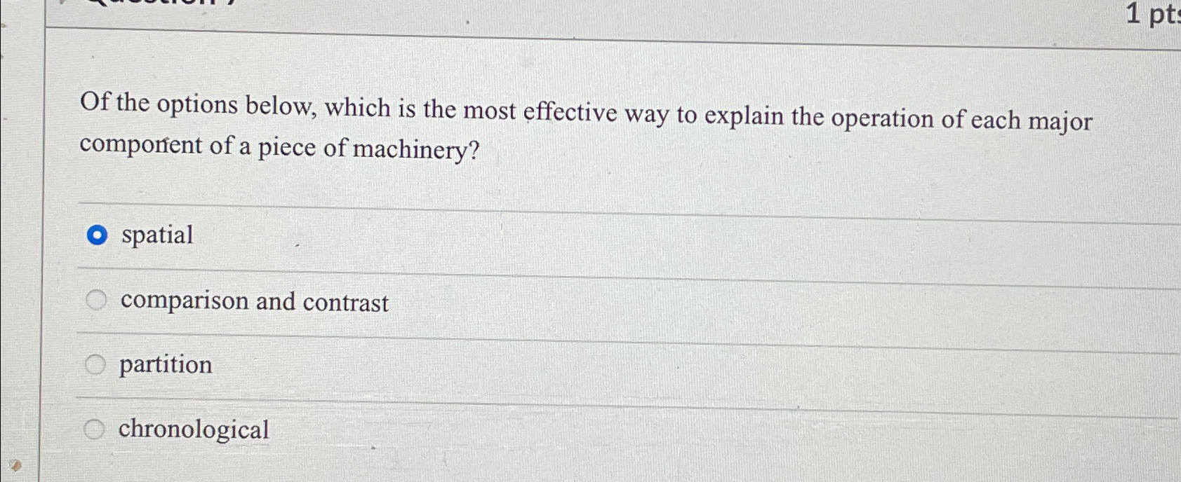 Solved Of the options below, which is the most effective way | Chegg.com