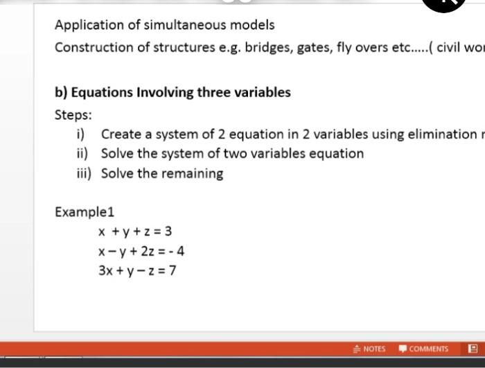Solved Application of simultaneous models Construction of | Chegg.com