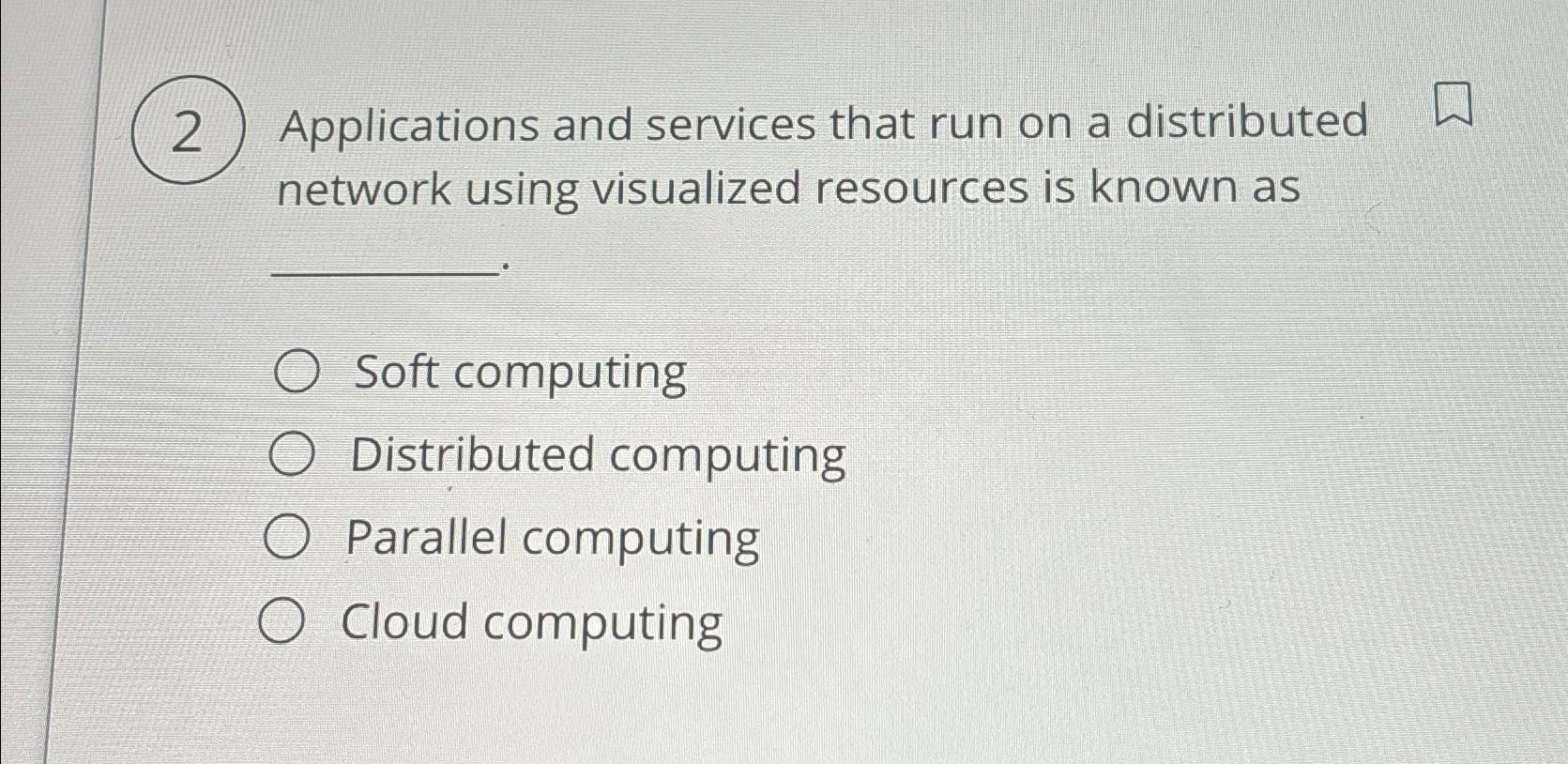 Solved Applications and services that run on a distributed | Chegg.com