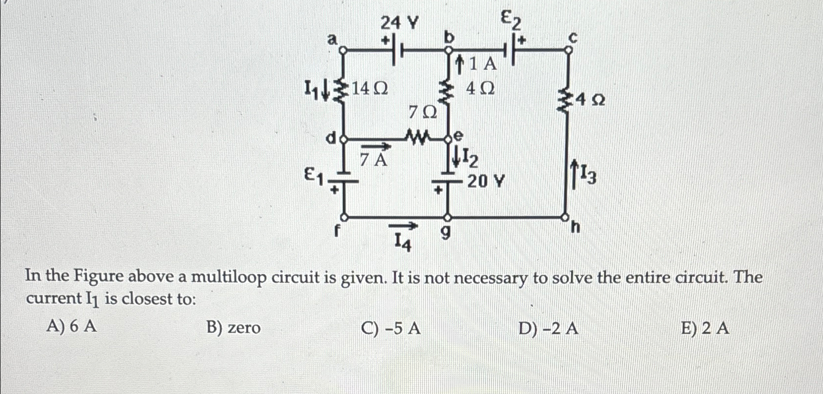 Solved In the Figure above a multiloop circuit is given. It | Chegg.com