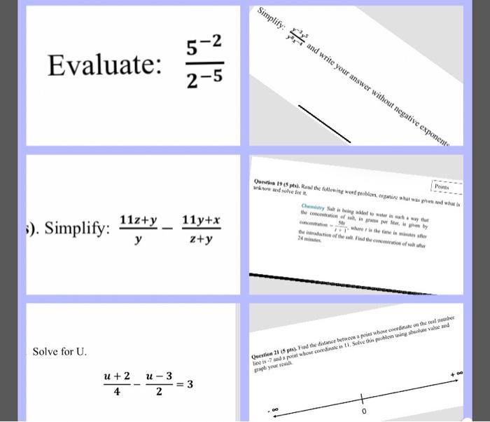 Solved Simplify: 5-2 and write your answer without negative | Chegg.com