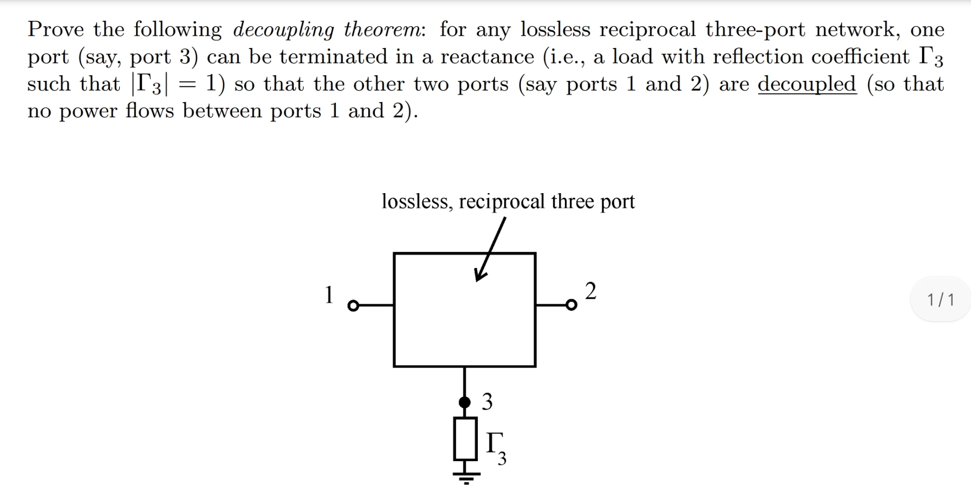 Solved Prove the following decoupling theorem: for any | Chegg.com