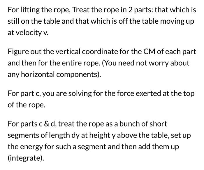 Solved [A] A 10 meter length of rope with density λ[kg/m] | Chegg.com