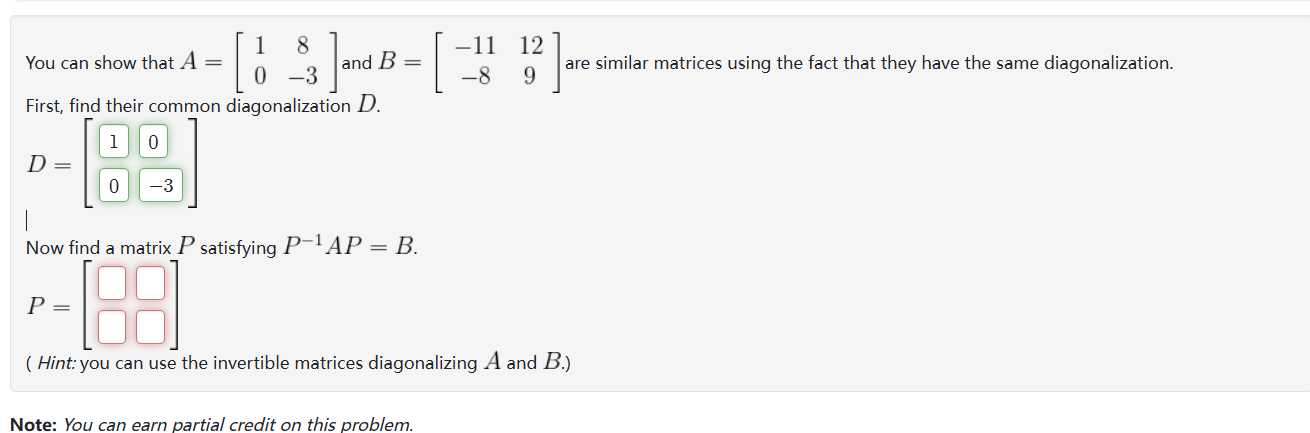 Solved You can show that A=[180-3] ﻿and B=[-1112-89] ﻿are | Chegg.com