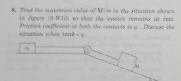 Solved The coefficient of static friction between the two | Chegg.com