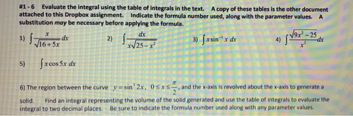 Solved Evaluate the integral using the table of integrals in | Chegg.com