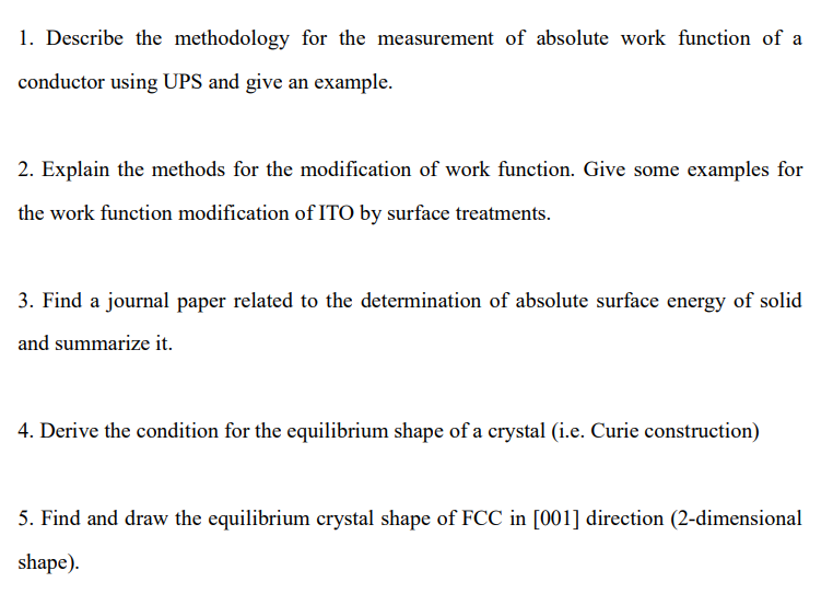 Solved 1. ﻿Describe the methodology for the measurement of | Chegg.com