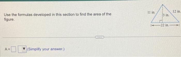 Solved Use the formulas developed in this section to find | Chegg.com