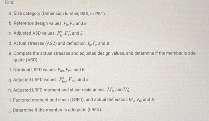 Solved using NDS Edition 18th, show solution for | Chegg.com