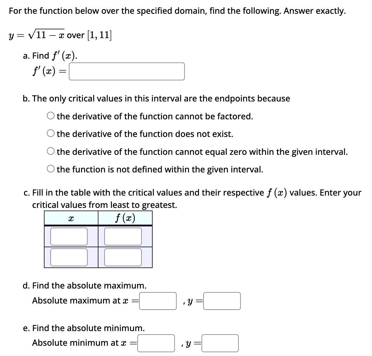 Solved the function is not defined within the given | Chegg.com