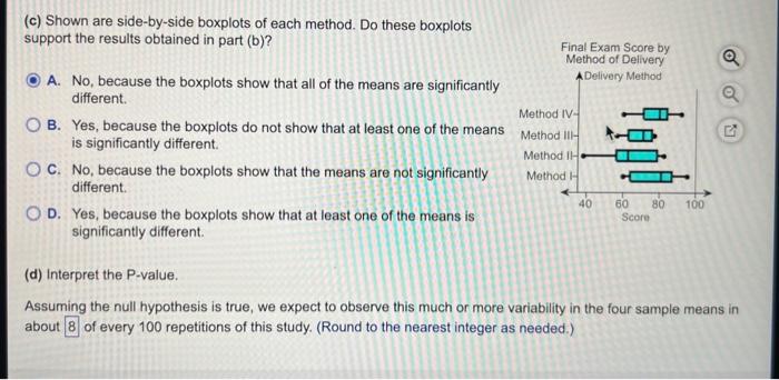 Solved A mathematics department has been experimenting with | Chegg.com