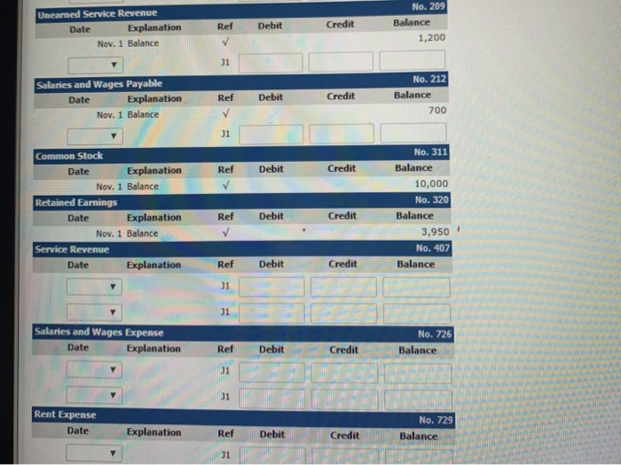Solved COURCES work Problem 3-5A On November 1, 2019, the | Chegg.com