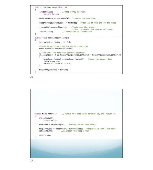 Solved Part 1 1 Implement The Class Minheap Similar To