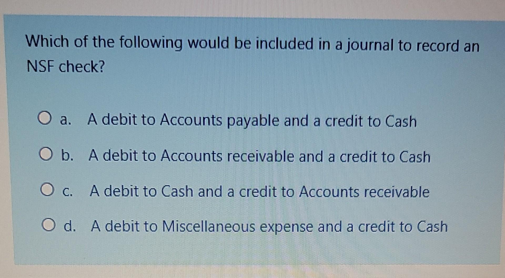 Solved Which of the following would be included in a journal | Chegg.com