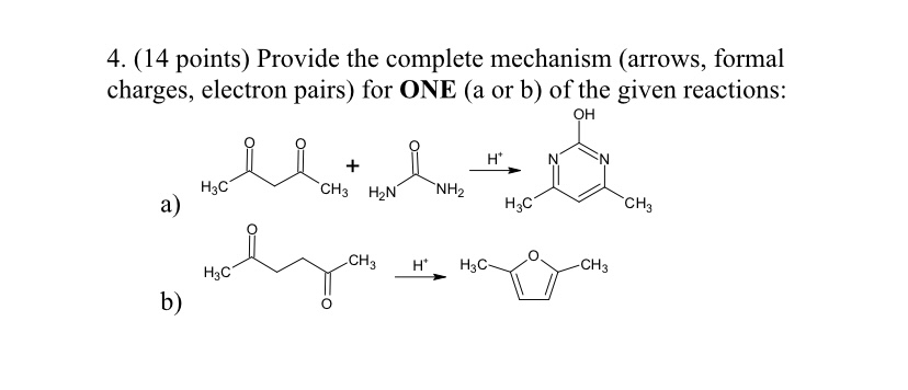 Solved (14 ﻿points) ﻿Provide the complete mechanism (arrows, | Chegg.com