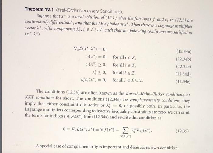 Solved 16.3 Use Theorem 12.1 to verify that the first-order | Chegg.com