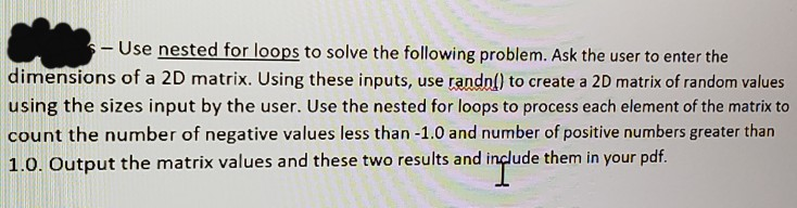 Solved 5-Use nested for loops to solve the following | Chegg.com
