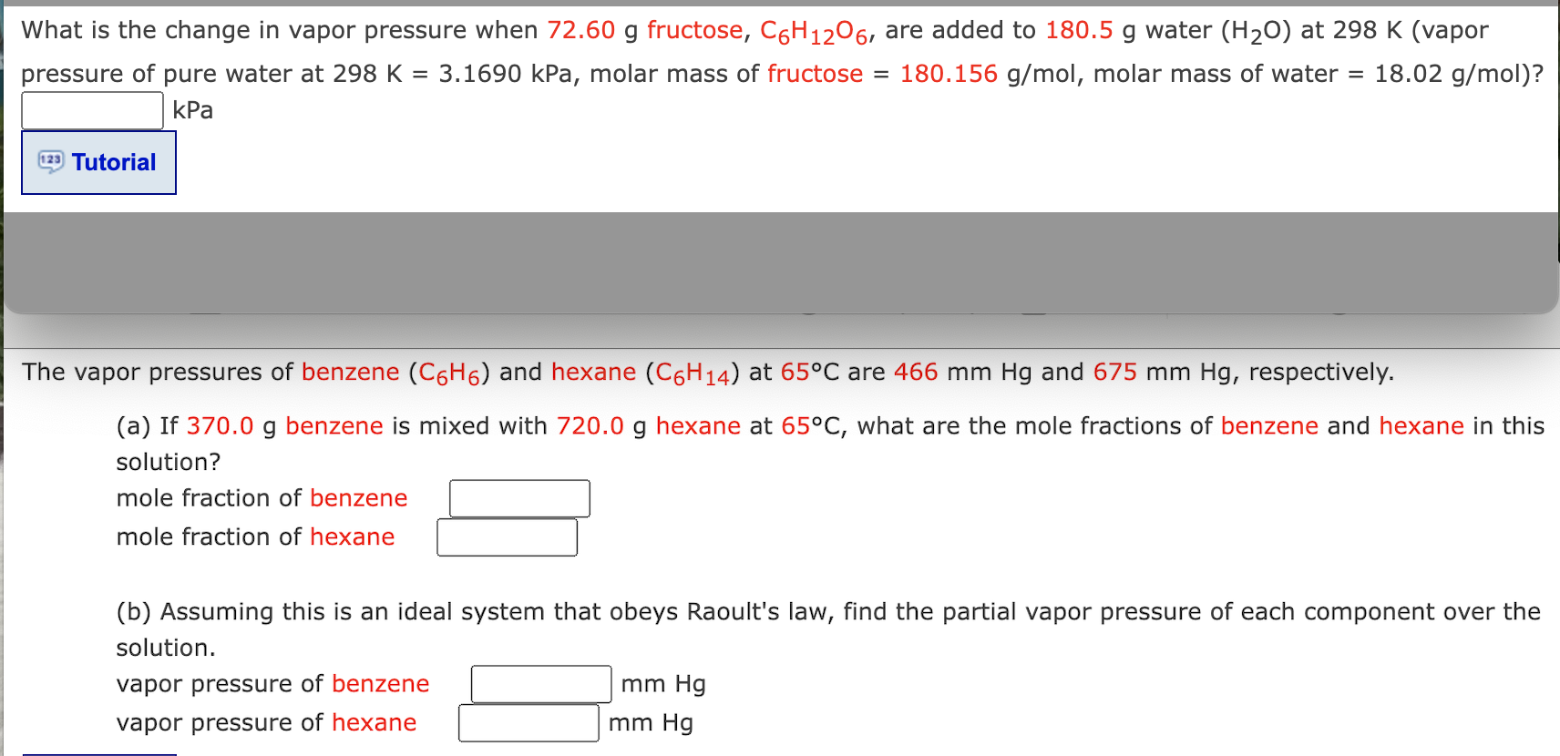 Solved What is the change in vapor pressure when 72.60g | Chegg.com