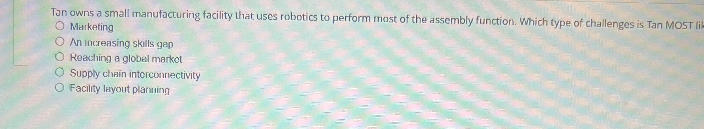 Solved Tan owns a small manufacturing facility that uses | Chegg.com
