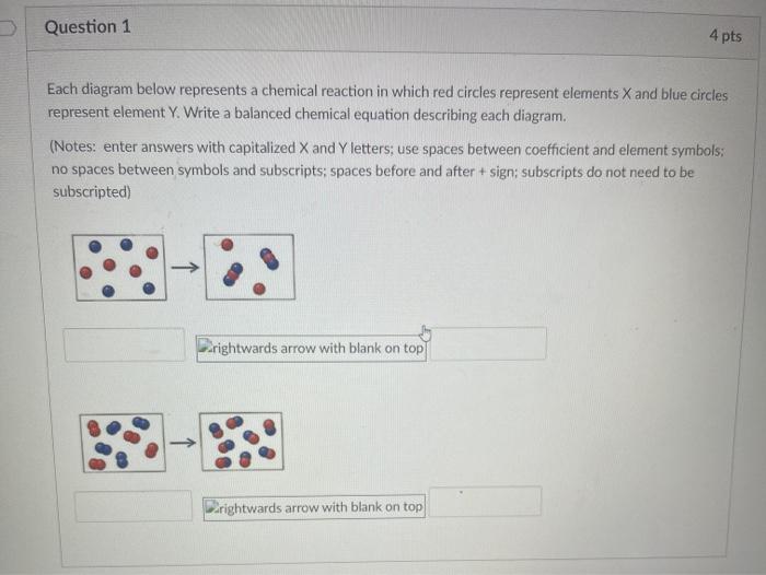 Solved Question 1 4 pts Each diagram below represents a | Chegg.com