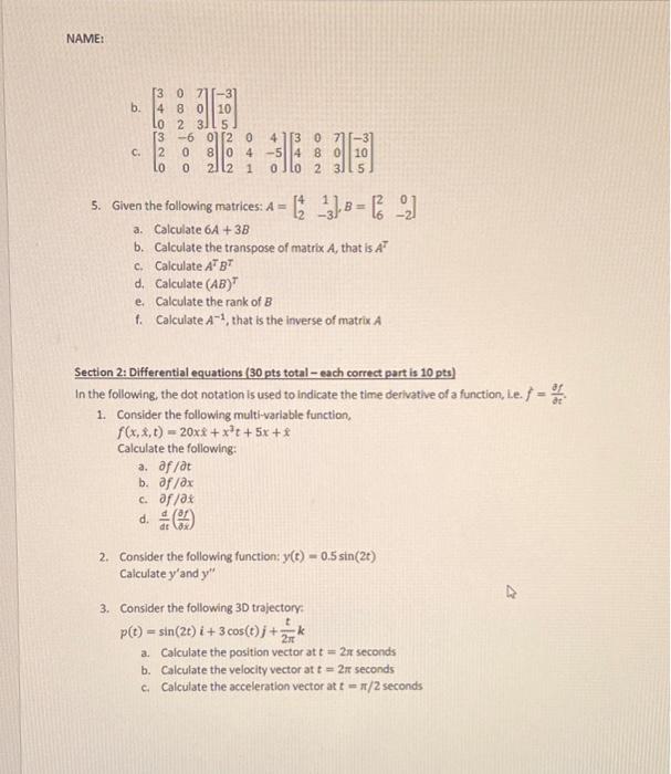 Solved All questions but question 1 question 4 continues | Chegg.com