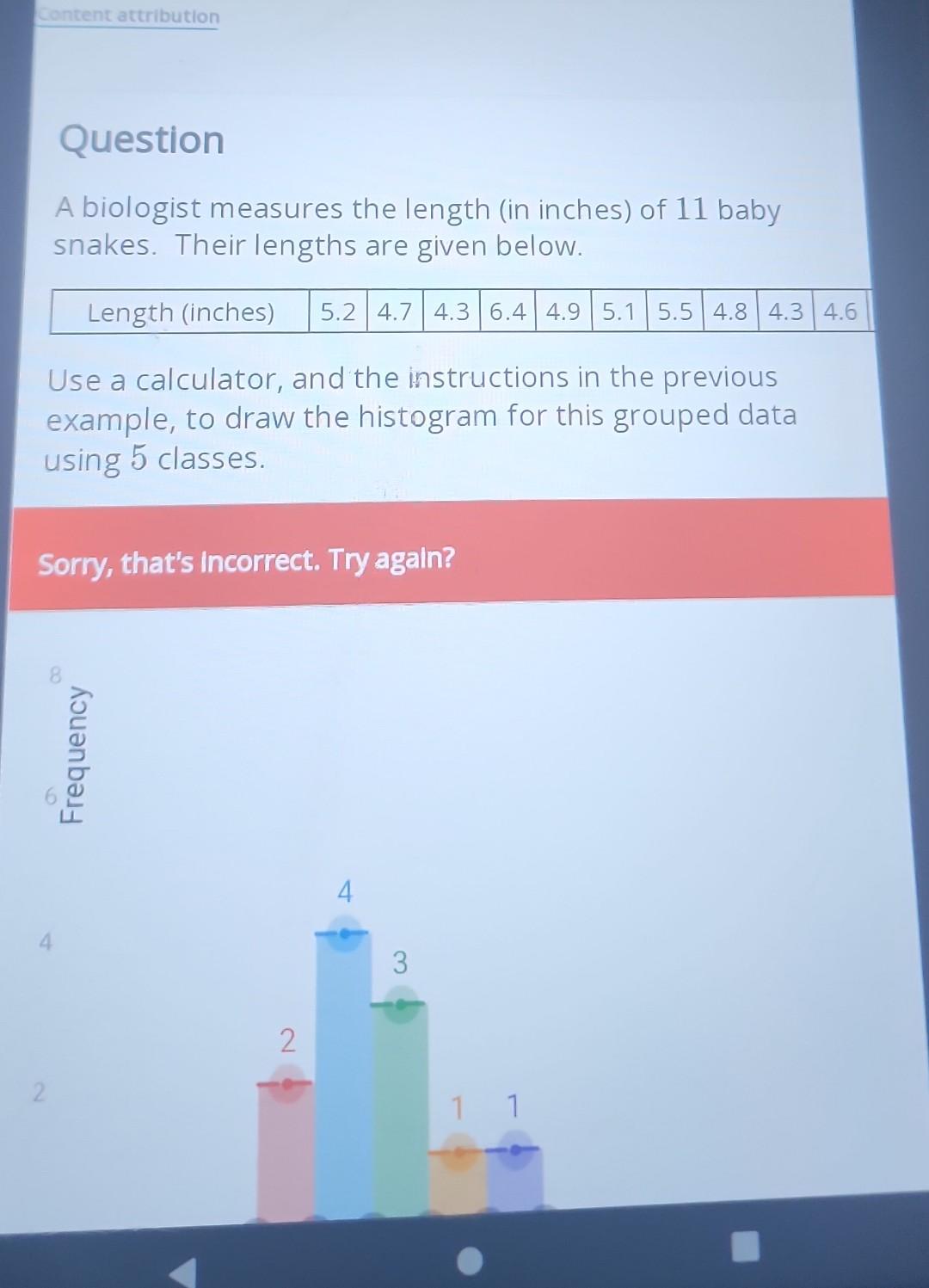 Solved A biologist measures the length (in inches) of 11 | Chegg.com
