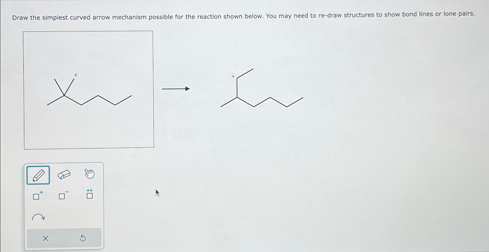 Solved Draw the simplest curved arrow mechanism possible for | Chegg.com