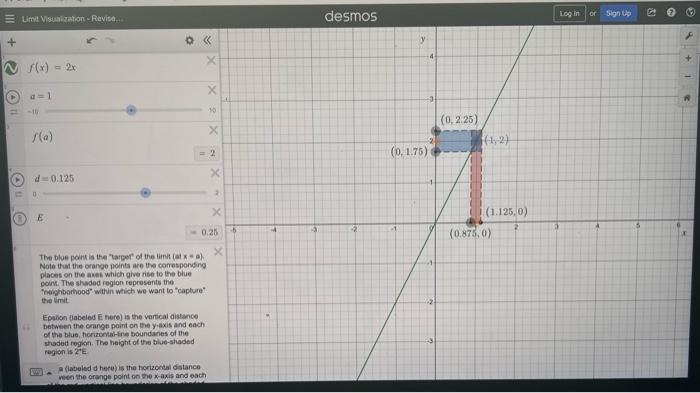 Solved Visit this desmos link and interact with the graph in | Chegg.com