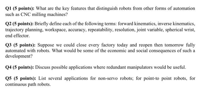 [Solved]: Q1 (5 points): What are the key features that dis