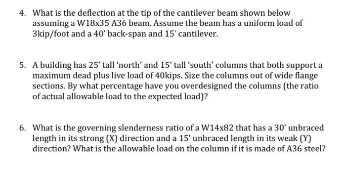 Solved What is the governing slenderness ratio of a W14x82 | Chegg.com