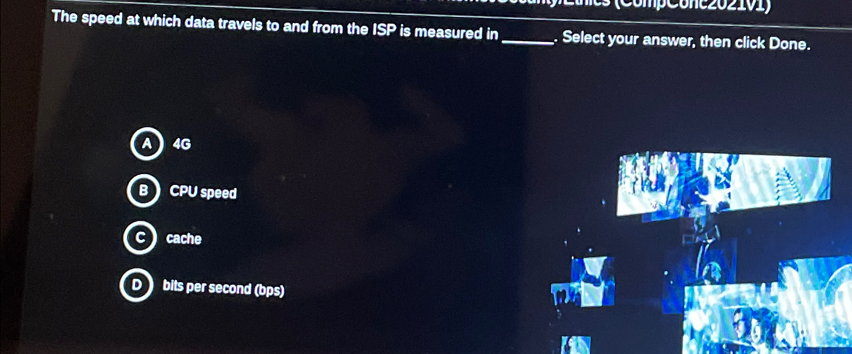 Solved The speed at which data travels to and from the ISP | Chegg.com