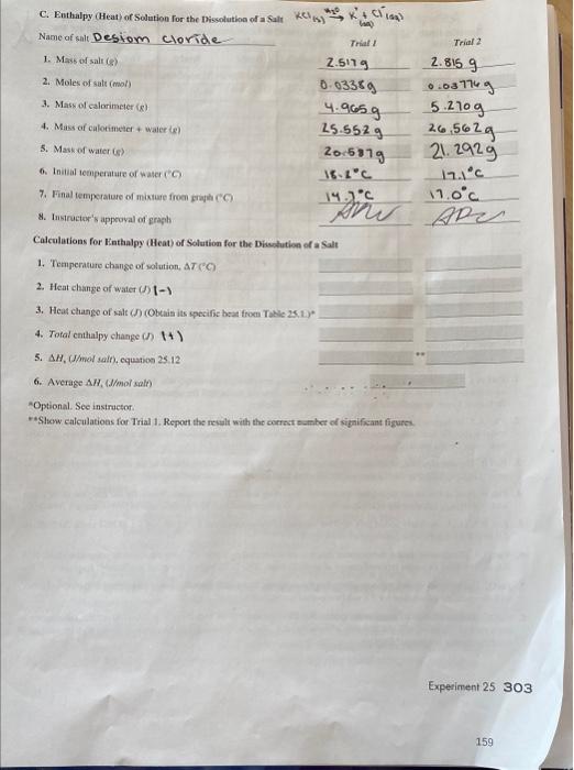 Solved can you please do the final calculations and please | Chegg.com