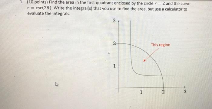 Solved find the first quadrant shoe all steps an clearly so, | Chegg.com